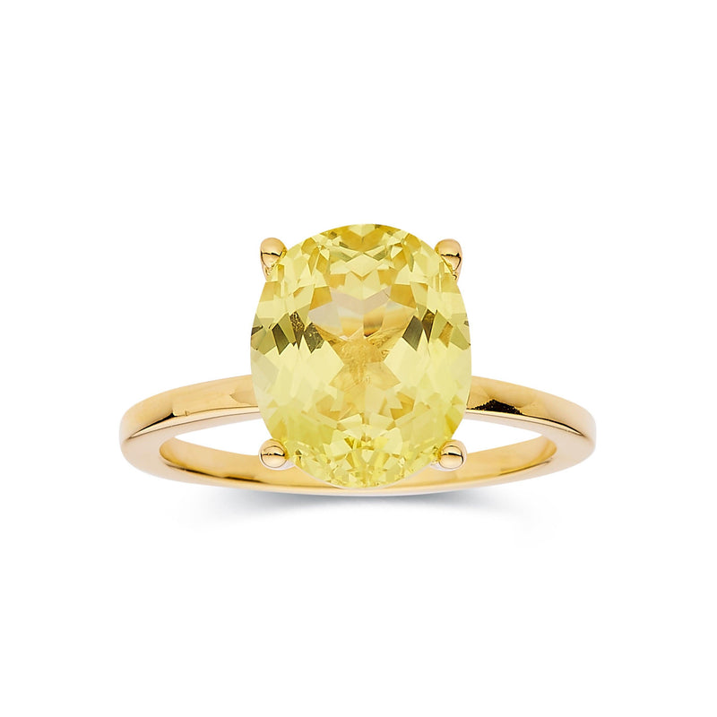 Buy Canary Yellow Sapphire Engagement Rings from Fine Color Jewels